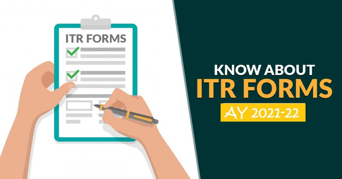 Which ITR Forms should be used for 2020-21 (Assessment Year 2021-22)?