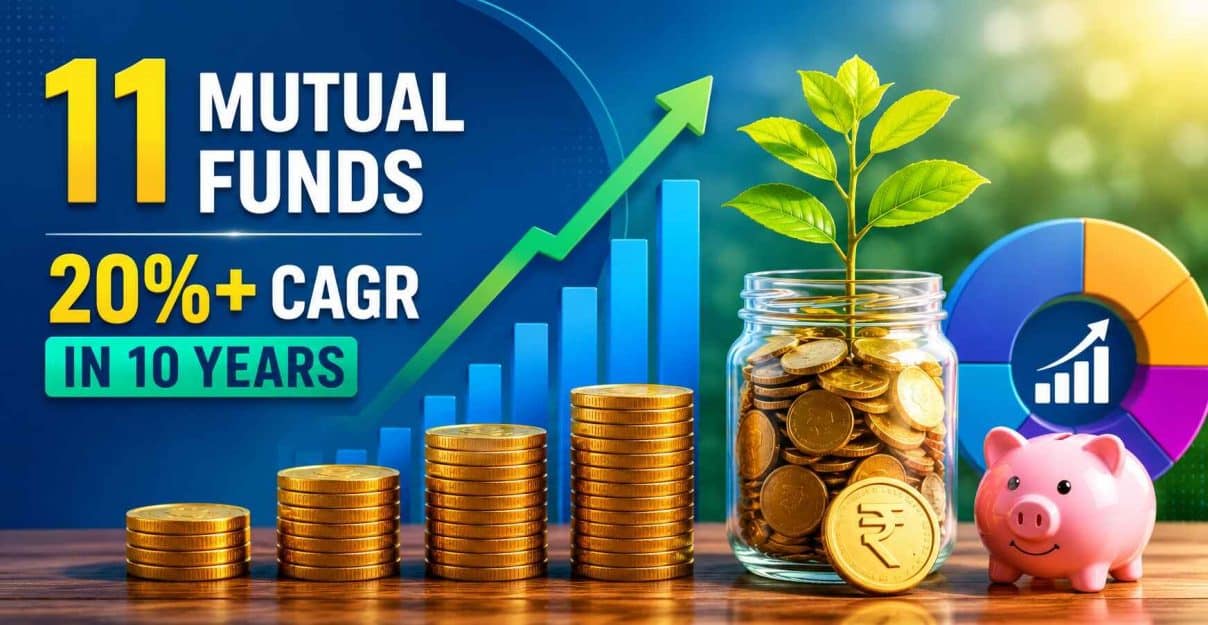 11 High Return Mutual Funds with Over 20% CAGR in the Last 10 Years